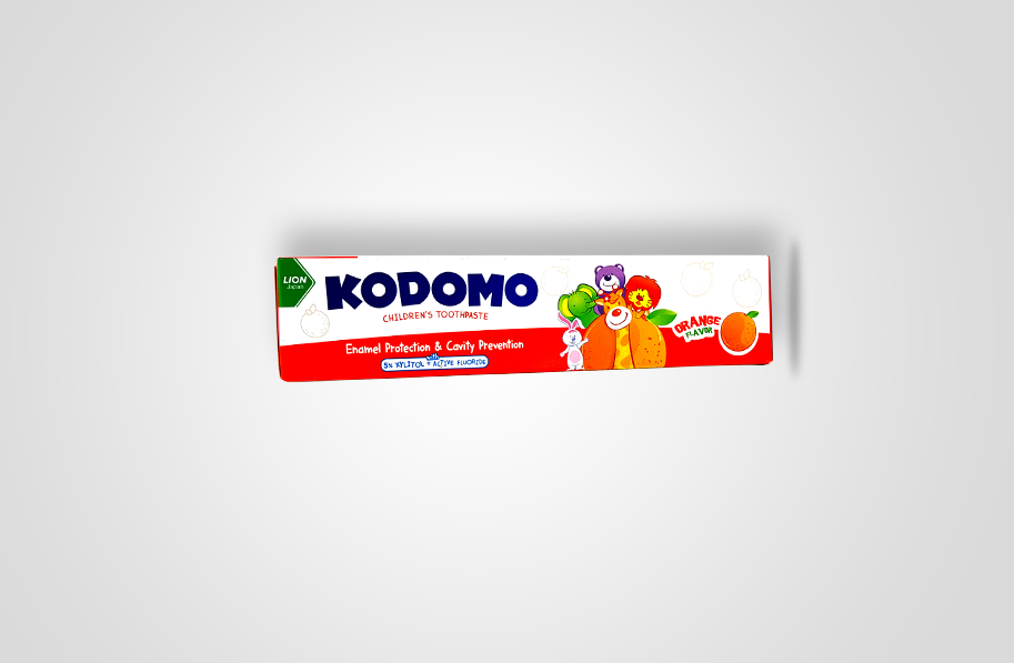 Kodomo Orange Flavor Children’s Toothpaste – 80g – Skin Pure BD