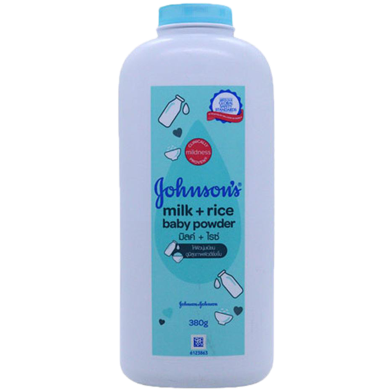 Johnsons Milk Plus Rice Baby Powder 380 GM – Skin Pure BD